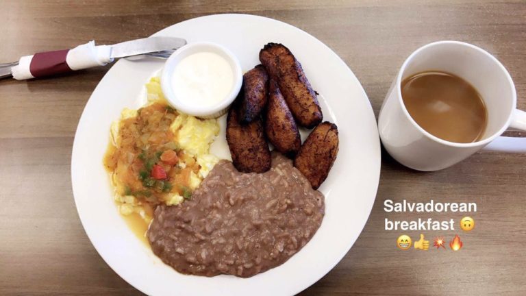 El Salvador breakfast - Around The World Cultural Food Festival