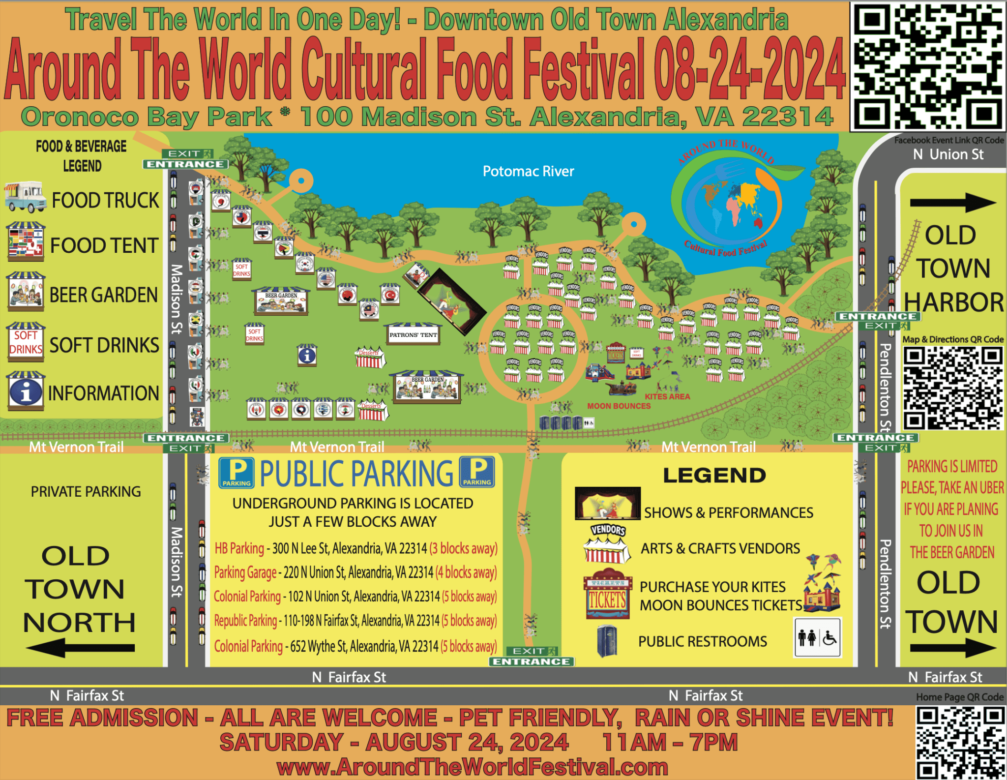 Map & Directions (Oronoco Bay Park) - Around The World Cultural Food ...